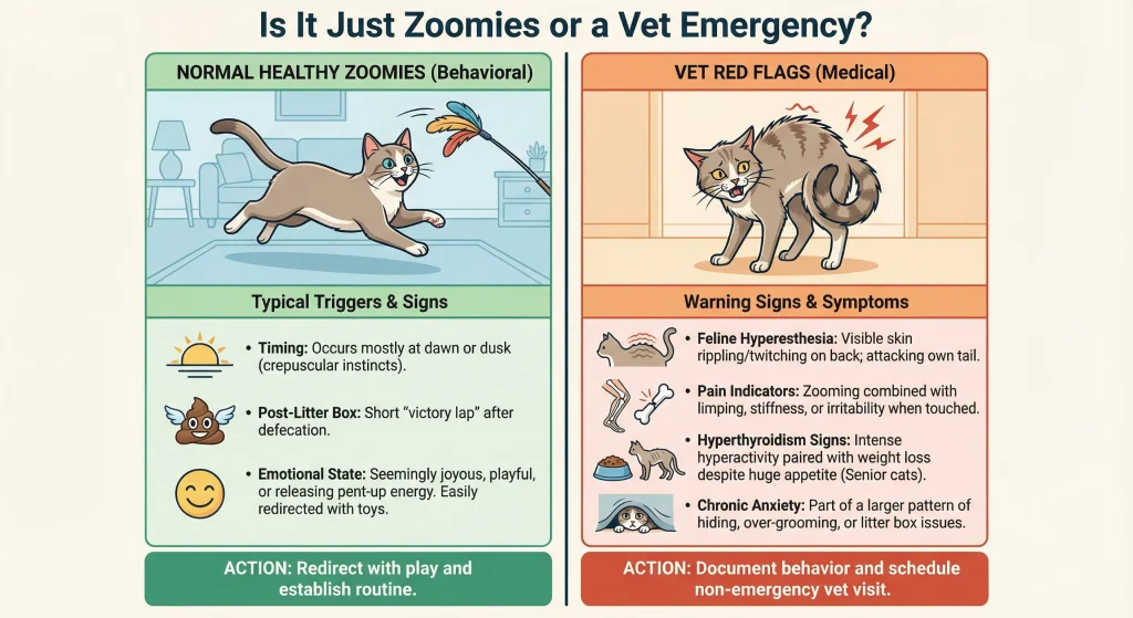 7 Habits That Reduce Cat Zoomies Indoors — Meongnium